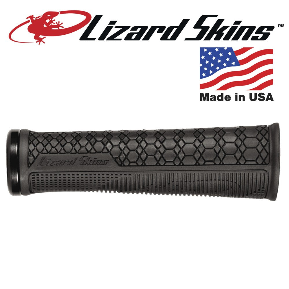 Lizard Skins Gradient Lock-On Grips Jet Black – Just Ride
